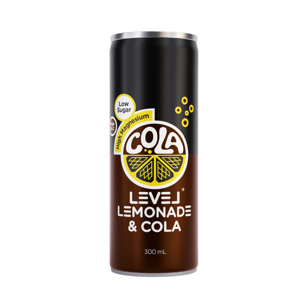 Level Lemonade & Cola Can 300ml - 12 Pack – Fitness Vending