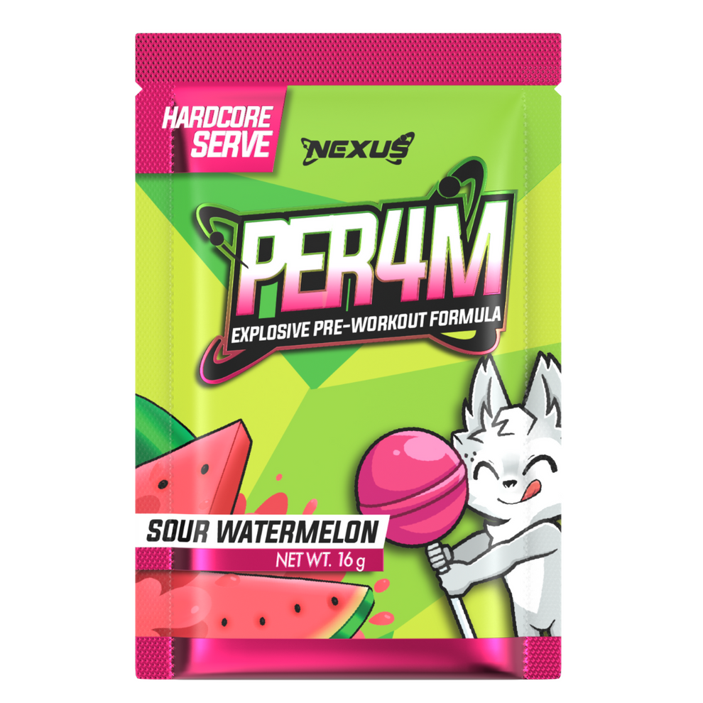 NEXUS Per4m Pre-workout Sachet - Sour Watermelon - 10 Pack – Fitness ...