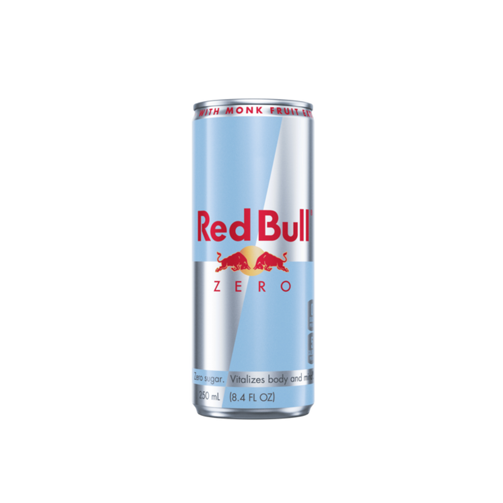 Red Bull ZERO Energy Drink 250ml - 24 Pack – Fitness Vending