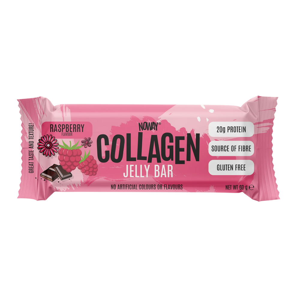 ATP Science Noway Collagen Jelly Bar 60g Raspberry Flavour - 12 Pack ...