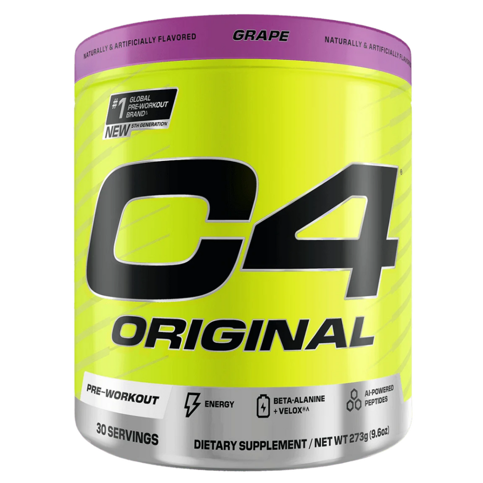 C4 Original Pre-Workout 30 serve - Grape – FITNESS VENDING