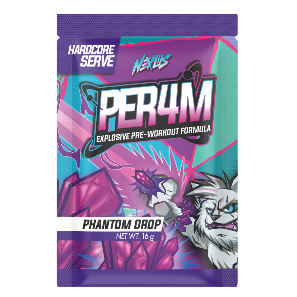 NEXUS Per4m Pre-workout Sachet - Phantom Drop - 10 Pack – Fitness Vending