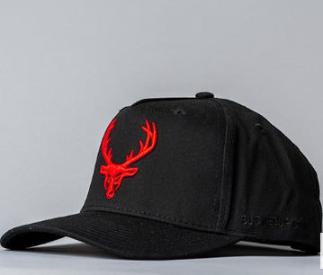 Bucked Up A - Frame Hat - Black / Red Logo – Fitness Vending