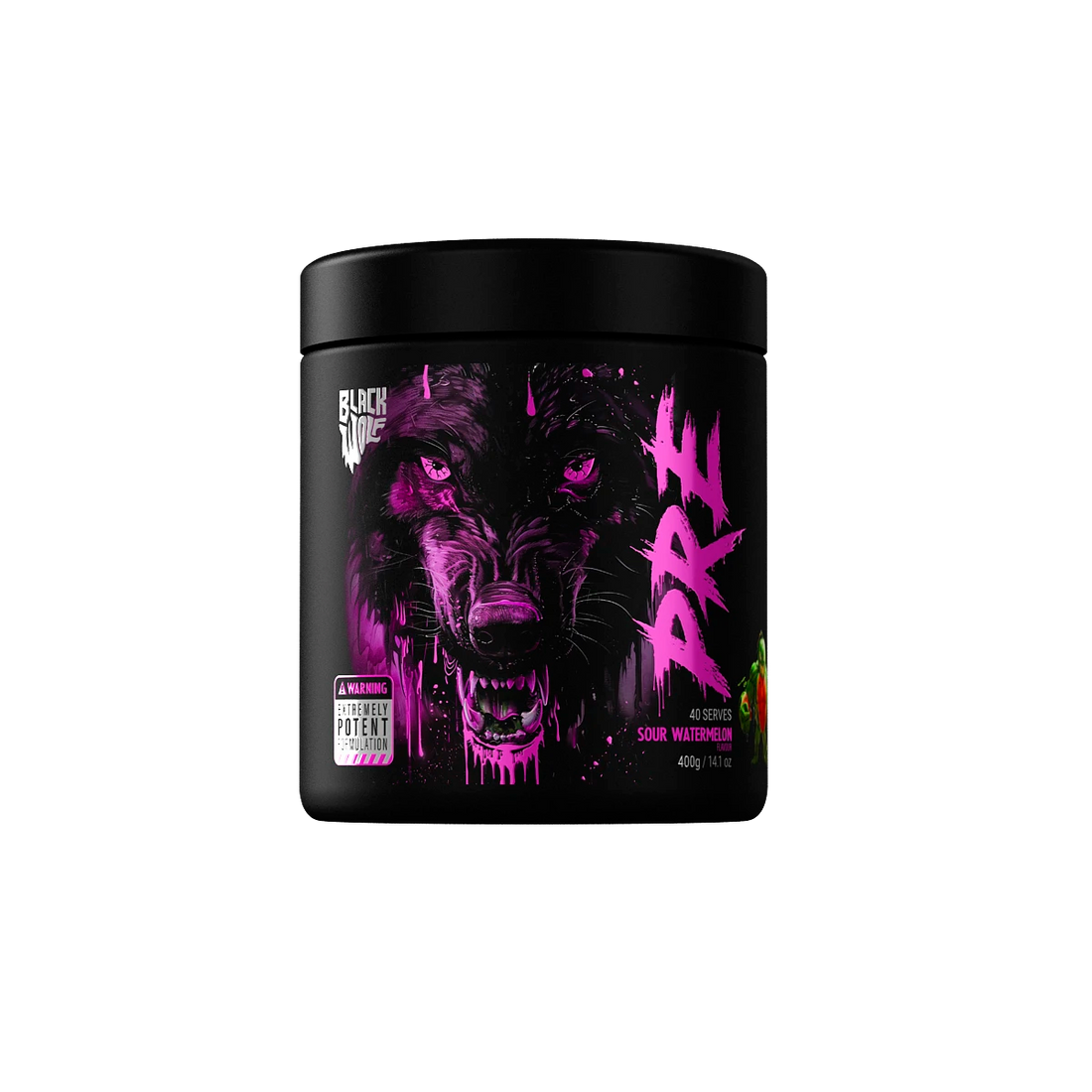 Black Wolf Nutrition Pre-Workout 40 Serve Sour Watermelon – Fitness Vending