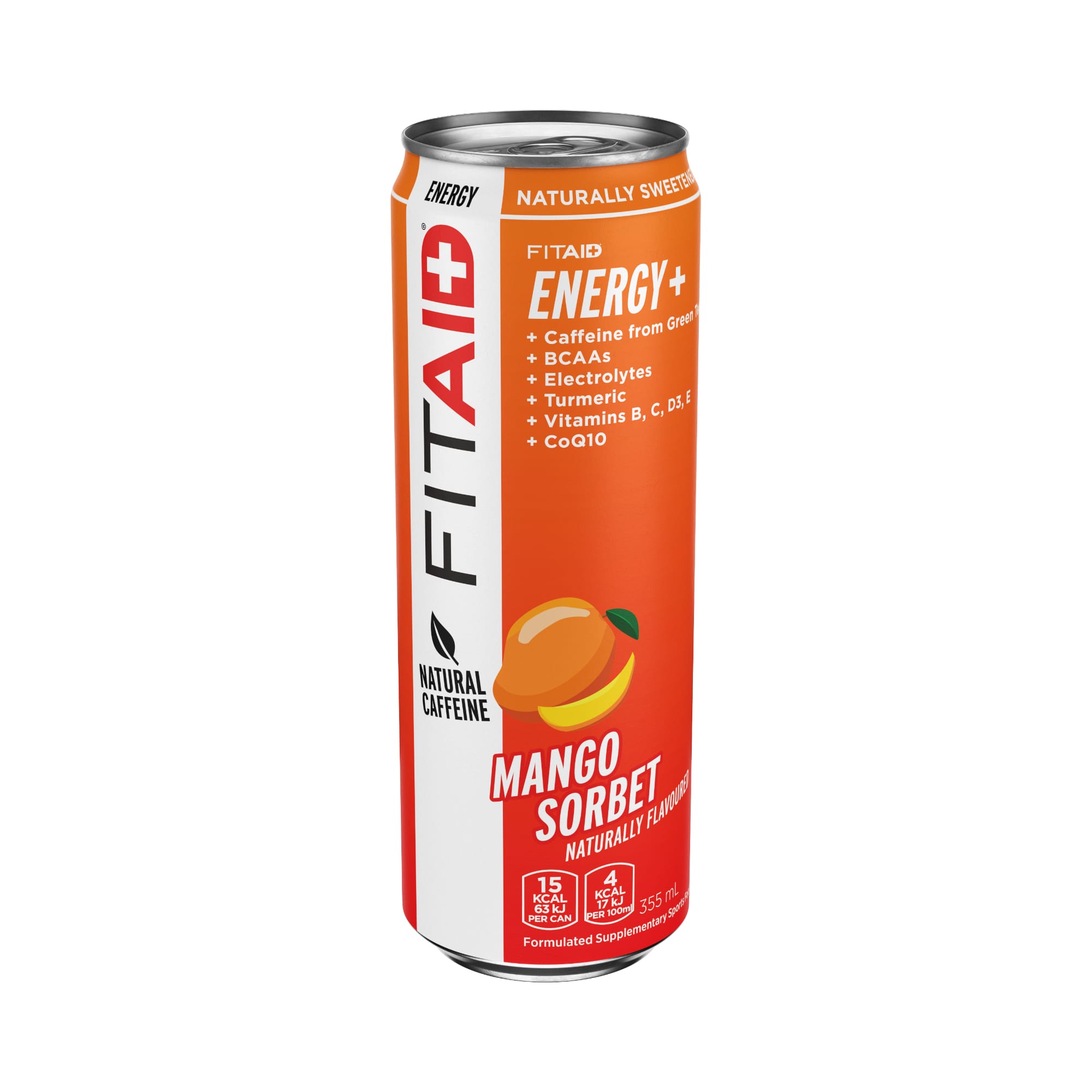 FITAID Energy 355ml Mango Sorbet - 12 Pack – Fitness Vending