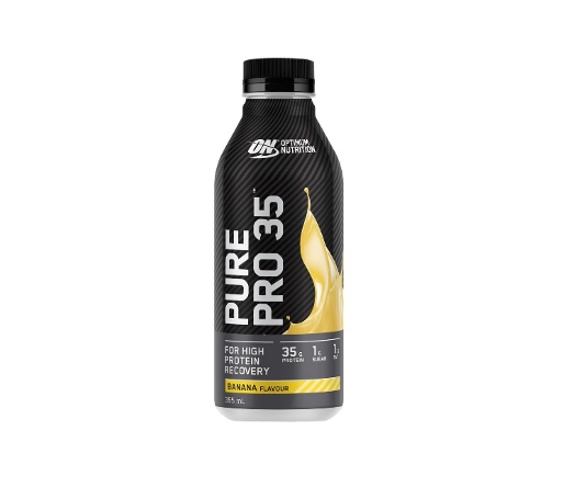 ON Pure Pro 35g Protein Shake 355ml Banana - 12 Pack – Fitness Vending