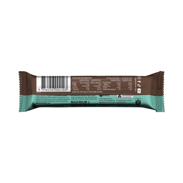 ATP Science Noway Creatine Bar 30g Caramel Choc - 20 Pack – Fitness Vending