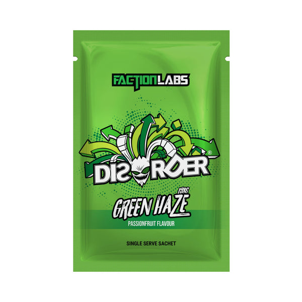 Faction Labs DISORDER Pre-Workout 8g Sachet Green Haze - 10 Pack ...