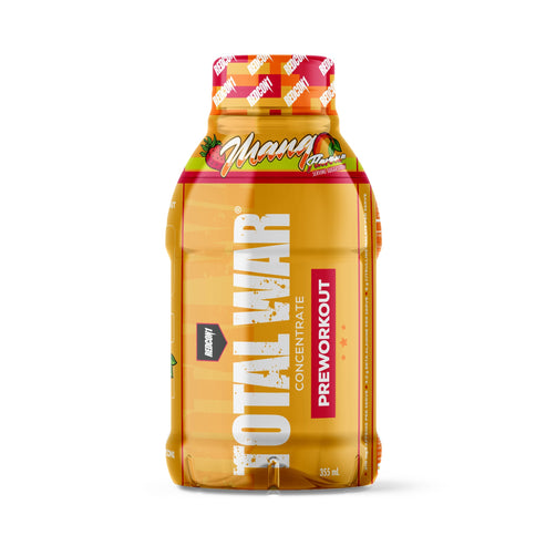 TOTAL WAR Pre Workout Concentrate RTD 355ml Mango - 12 Pack – Fitness ...
