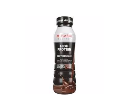 Musashi High Protein Shake 375ml Chocolate - 6 Pack – Fitness Vending